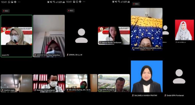 Kuliah Umum Mahasiswa Baru Program Studi Magister Kenotariatan Angkatan V Tahun Akademik 2021/ ...